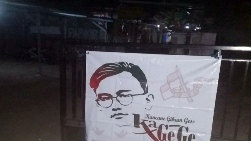 Spanduk Dukungan untuk Gibran Mulai Bertebaran di Solo - Pantau.com