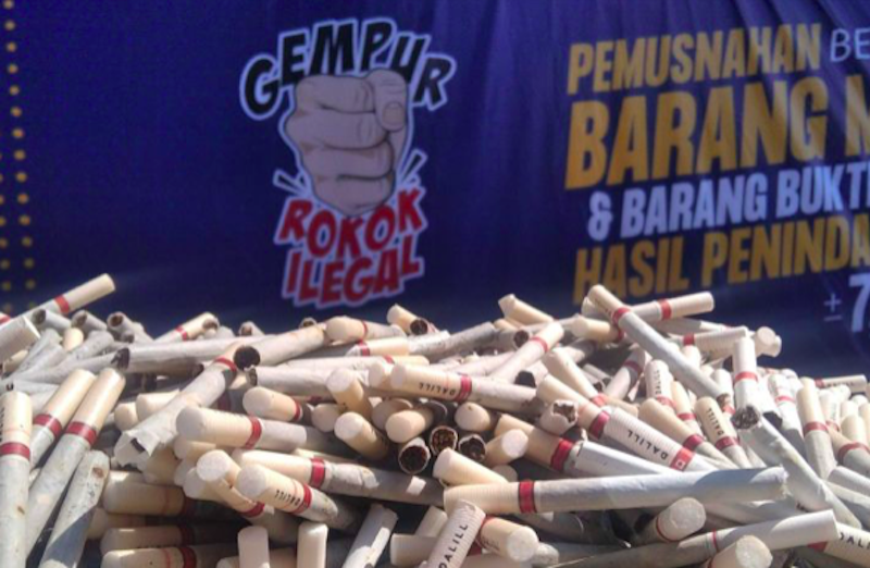 82 Kasus Rokok Ilegal Diungkap Selama Semester Pertama 2024 - Pantau.com