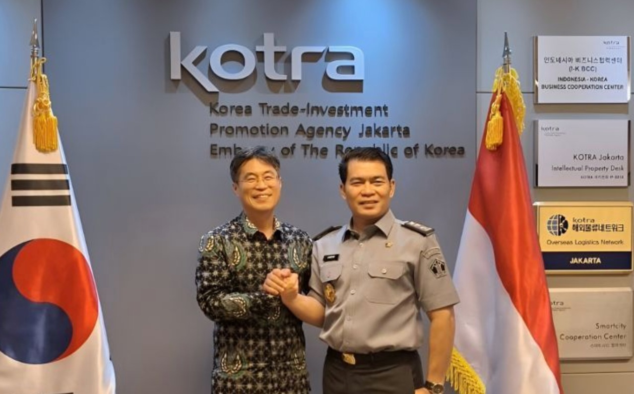 Kemenkumham Bahas Pelindungan Merek Korea di Indonesia dengan Kotra | Pantau