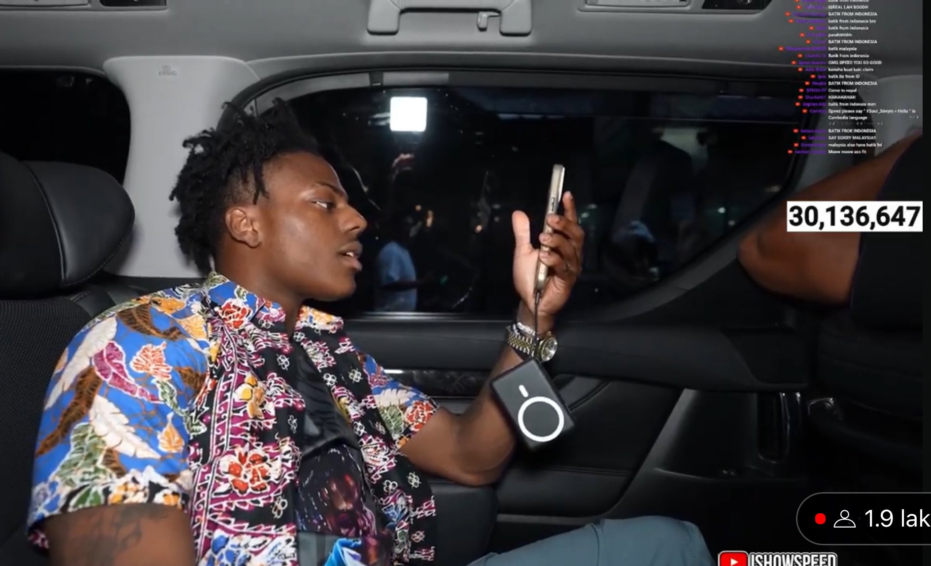 Viral di YouTube: IshowSpeed, Batik Diklaim Malaysia dan Protes dari ...