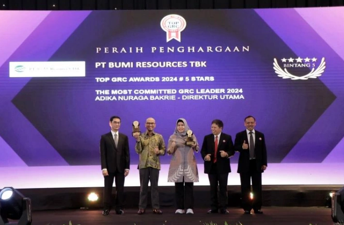 BUMI Sabet Dua Penghargaan Bergengsi TOP GRC Awards 2024 - Pantau.com