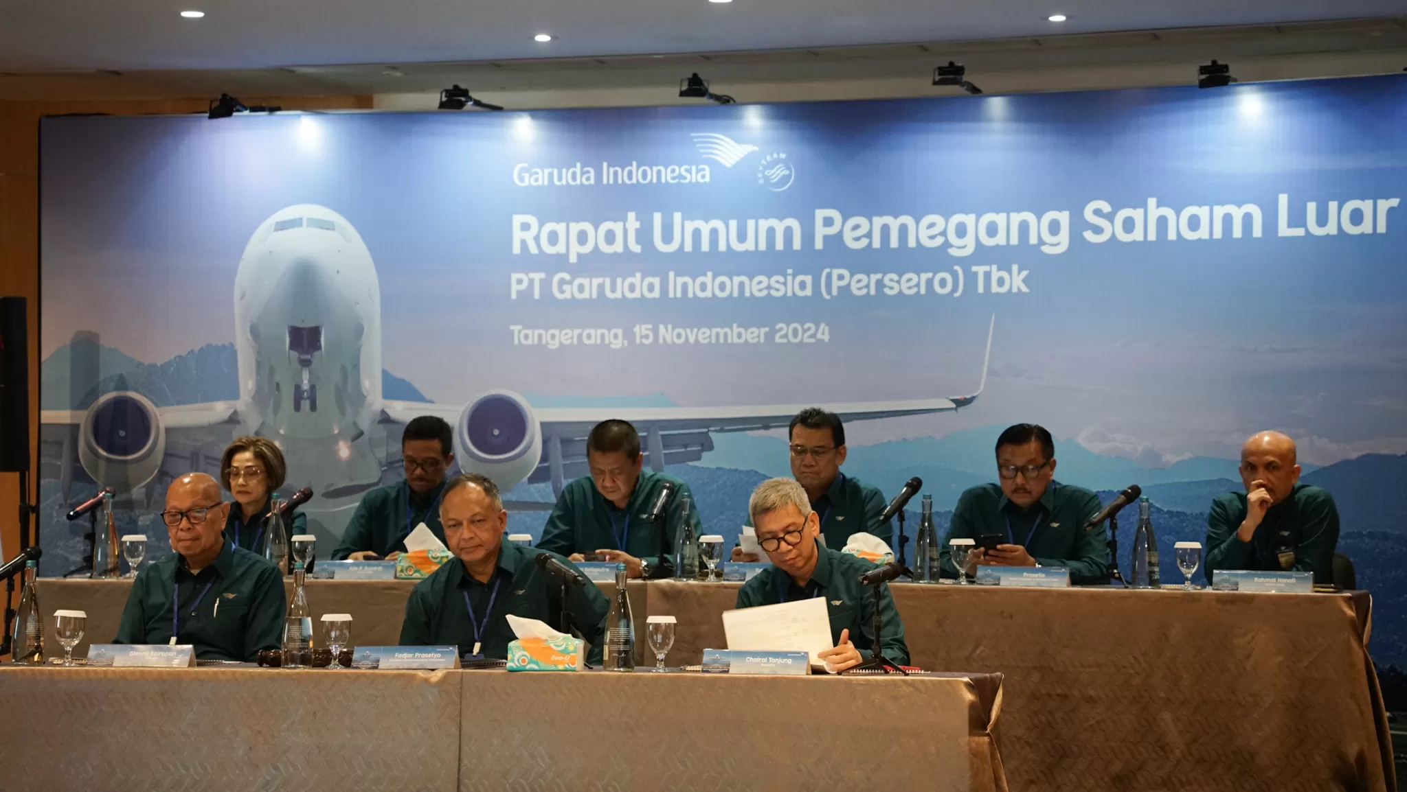 Garuda Indonesia Gelar RUPSLB yang Strategis, Ini Susunannya - Pantau.com