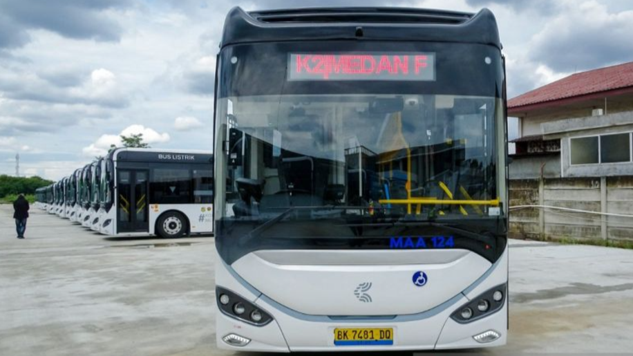 Medan Luncurkan 60 Bus Listrik, Wali Kota: Transportasi Massal Semakin ...