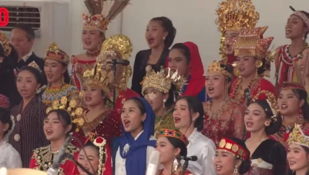 Gita Bahana Nusantara Tampilkan Lagu Daerah di Istana Merdeka, Rayakan Keberagaman Budaya ...