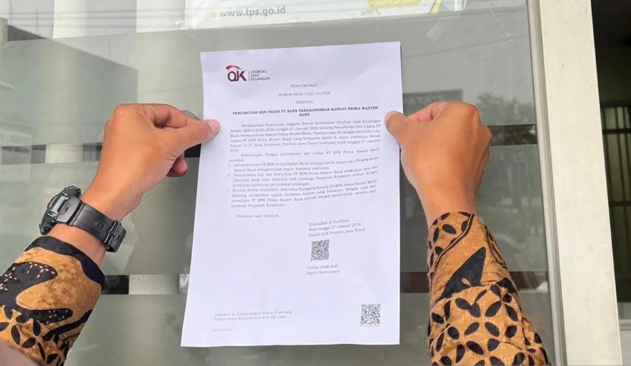 OJK Cabut Izin Usaha PT BPR Prima Master Bank, LPS Siap Lakukan ...