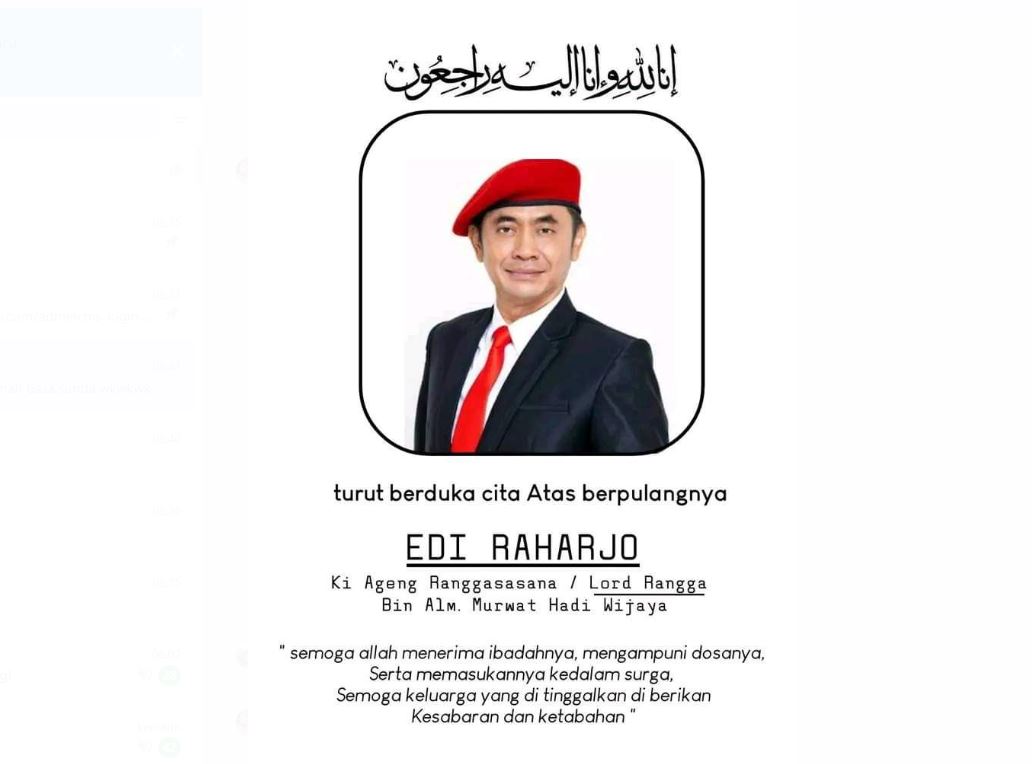 Ini Profil Lord Rangga Petinggi Sunda Empire yang Meninggal Dunia ...