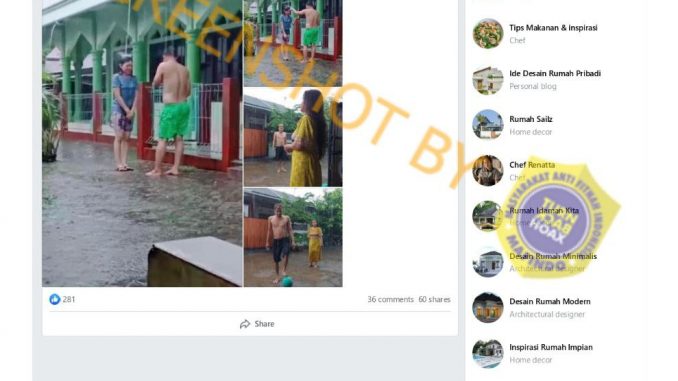 Mandi Air Hujan Supaya Cepat Punya Anak, Cek Faktanya - Pantau.com