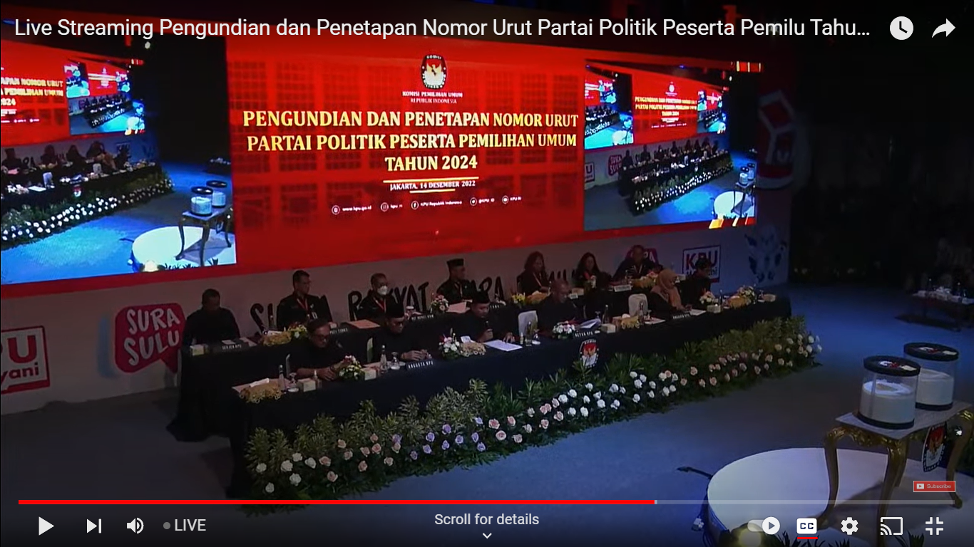 Ini Daftar Nomor Urut Partai Politik Peserta Pemilu 2024 - Pantau.com
